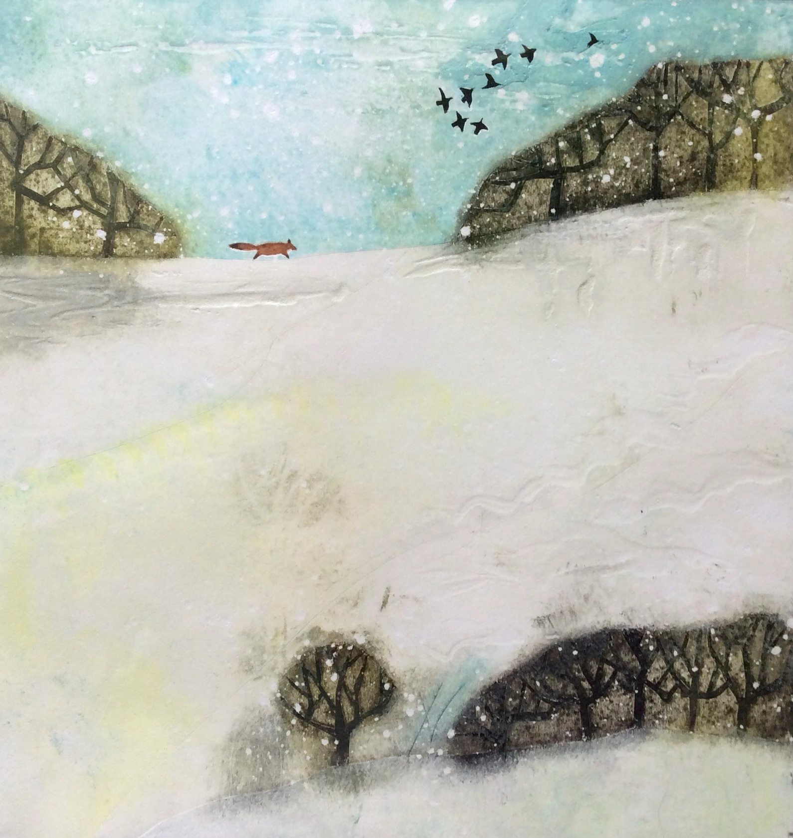 The Quick Fox in WInter - Jay Seabrook